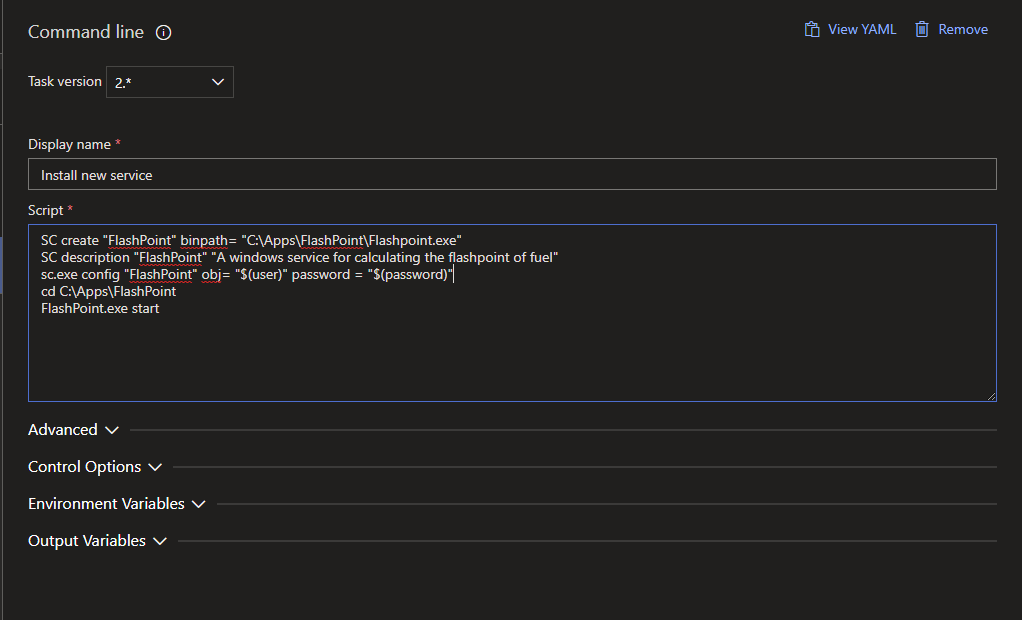 Set Windows Service User Credentials In Azure Devops 