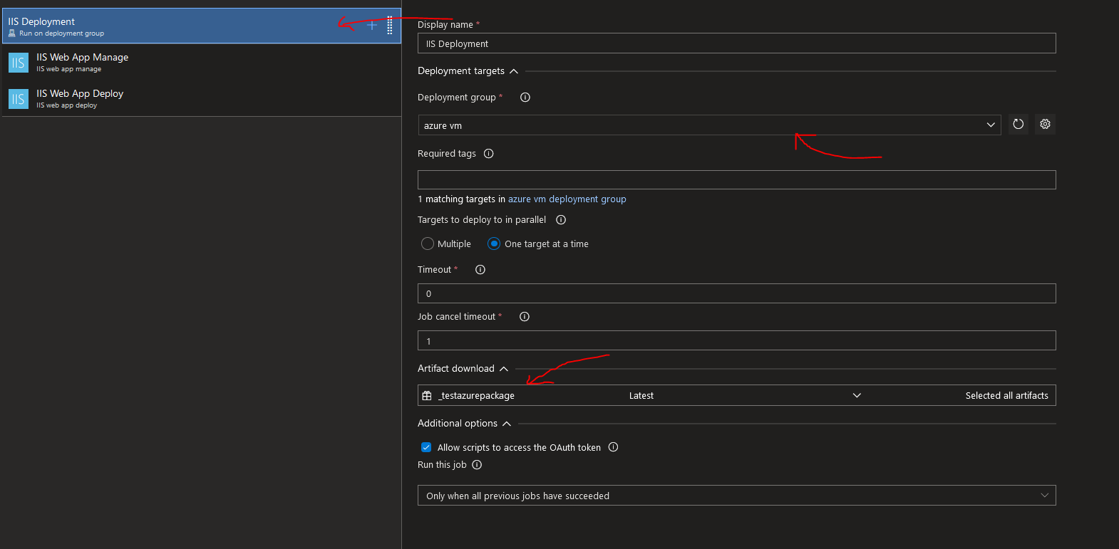 Deploy IIS site with Azure Devops and Azure Artifacts
