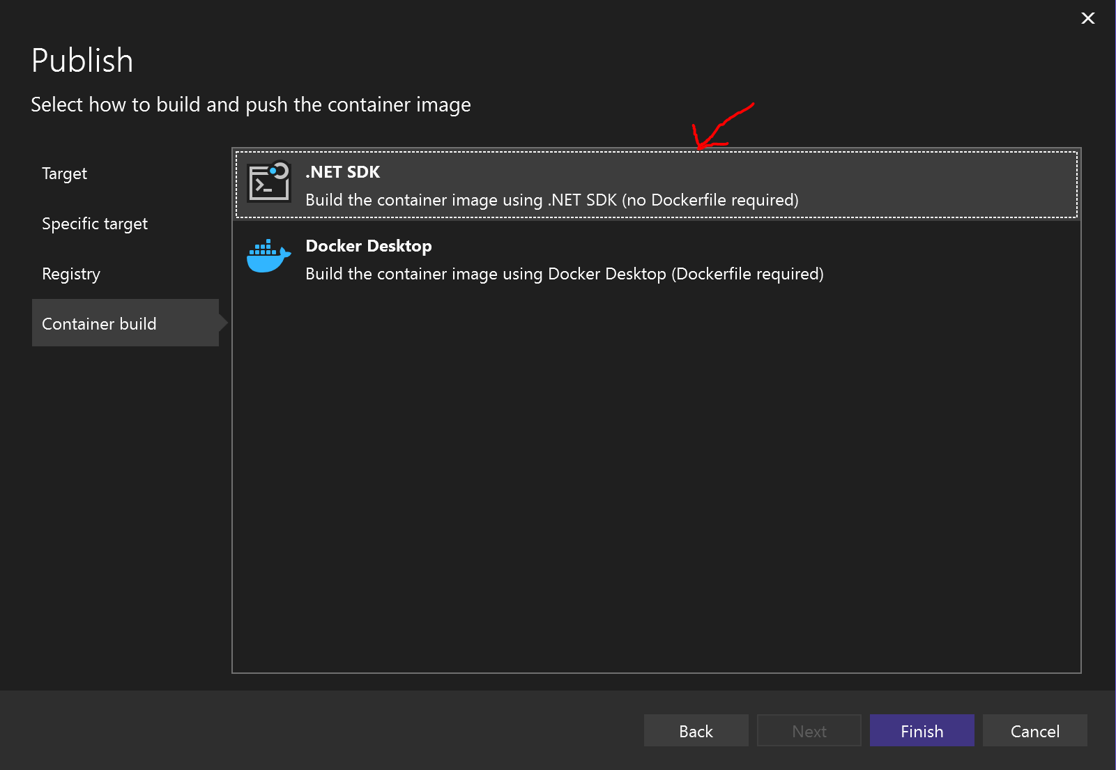 Azure App Service change Publish Model Code to Container