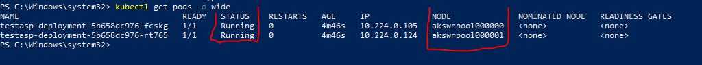Azure Kubernetes Service Add Windows Node Pool